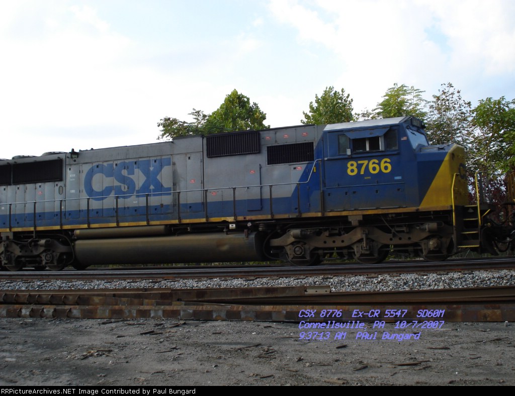 CSX 8766 SD60M Oct 7, 2007